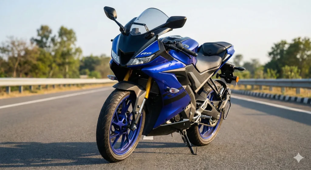 Yamaha R15 V5: पावर और माइलेज का Perfect Balance with New Technology ...